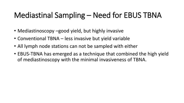 Endobronchial ultrasound - EBUS | PPTX | Lung and Respiratory Health ...