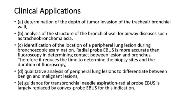 Endobronchial ultrasound - EBUS | PPTX | Lung and Respiratory Health ...
