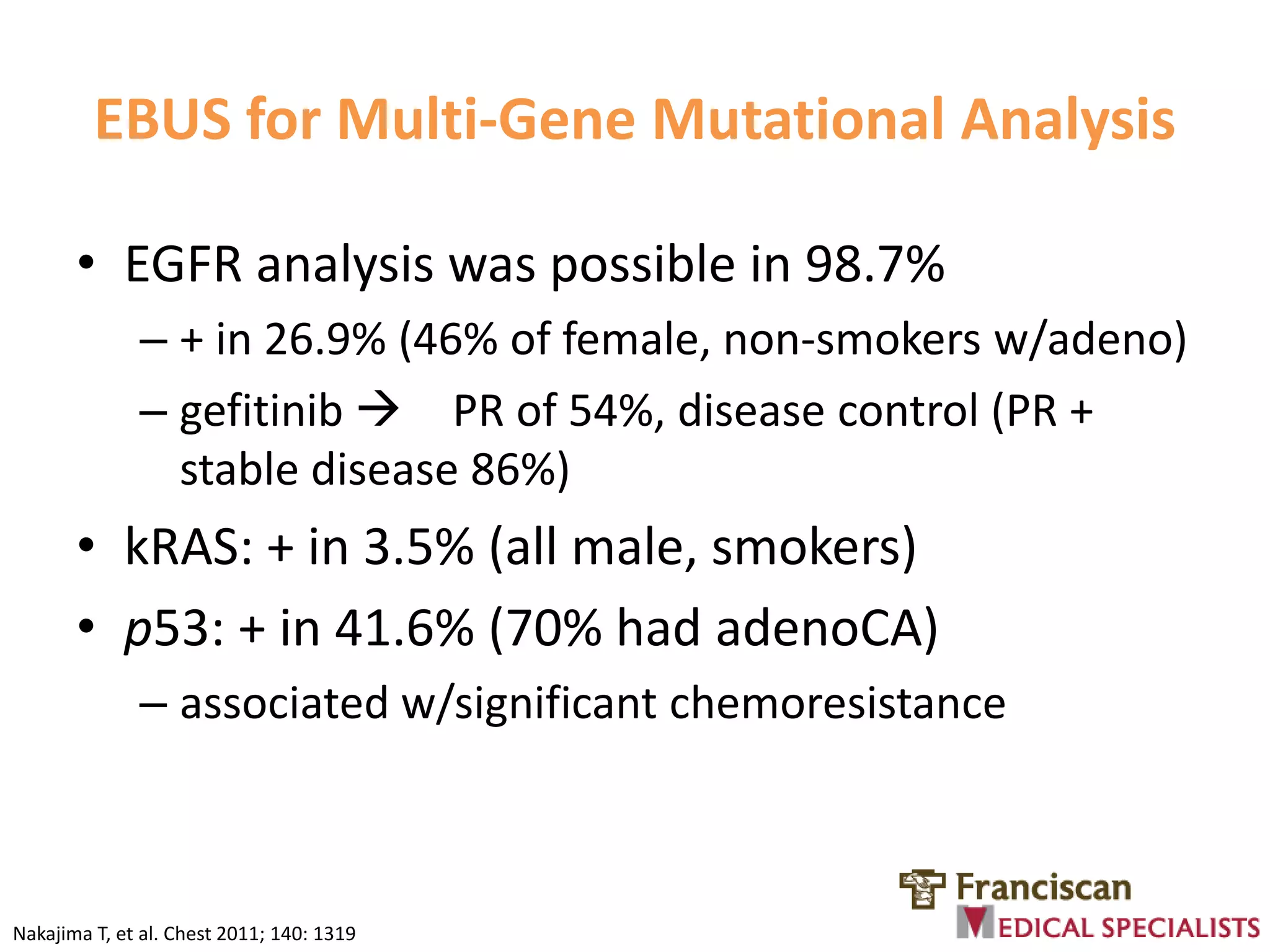 Endobronchial Ultrasound Guidance of TBNA. Current Approach To Lung ...