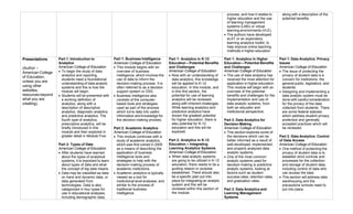 EBUS5423 Data Analytics and Reporting Bl | PDF