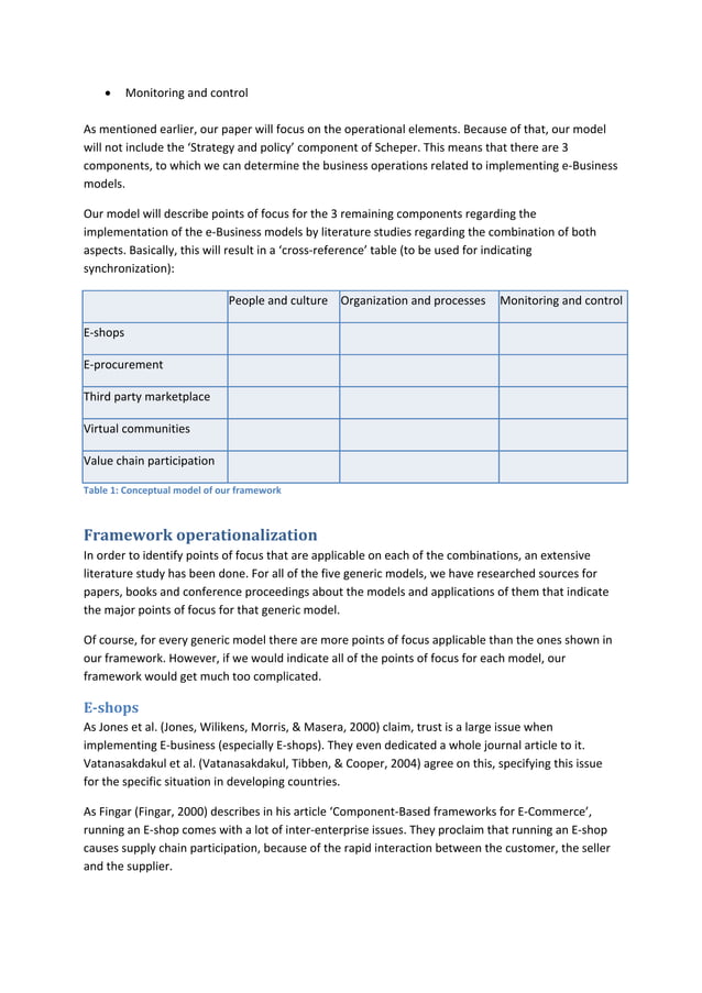 Ebusiness considerations | PDF