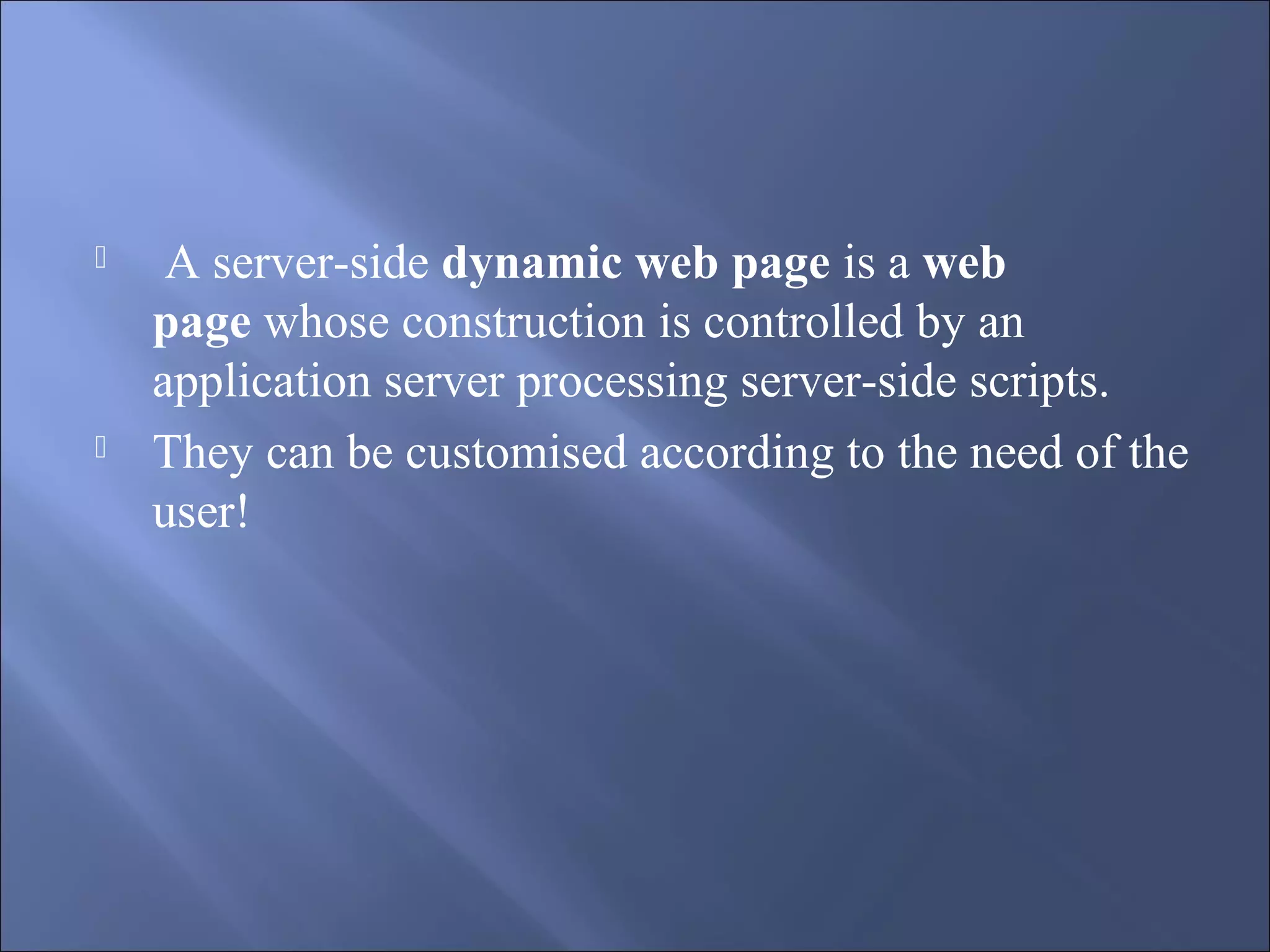 presentation on static website design | PPT