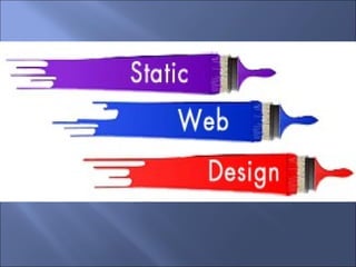 presentation on static website design | PPT