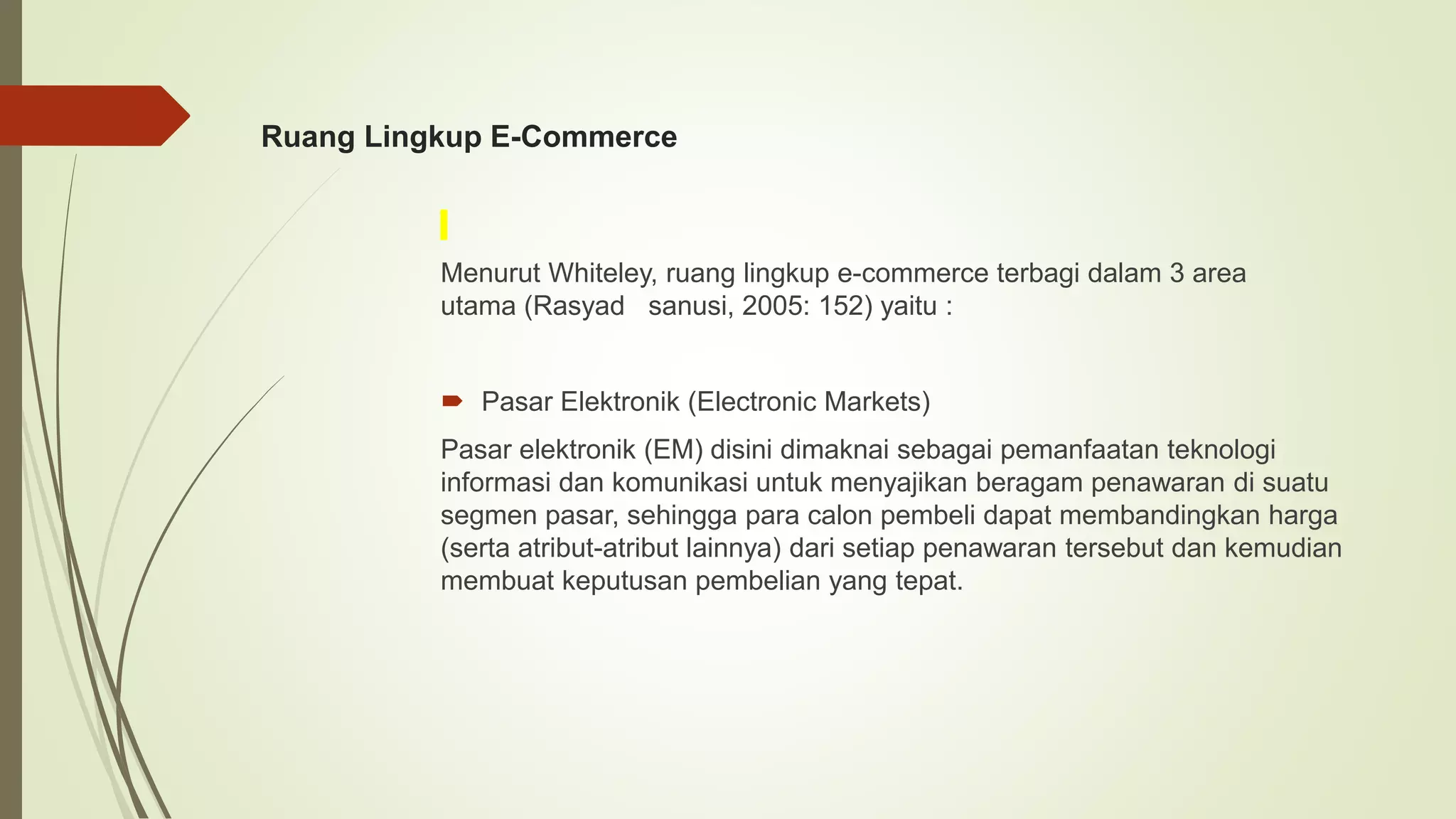 E bussiness dan e commerce | PPTX