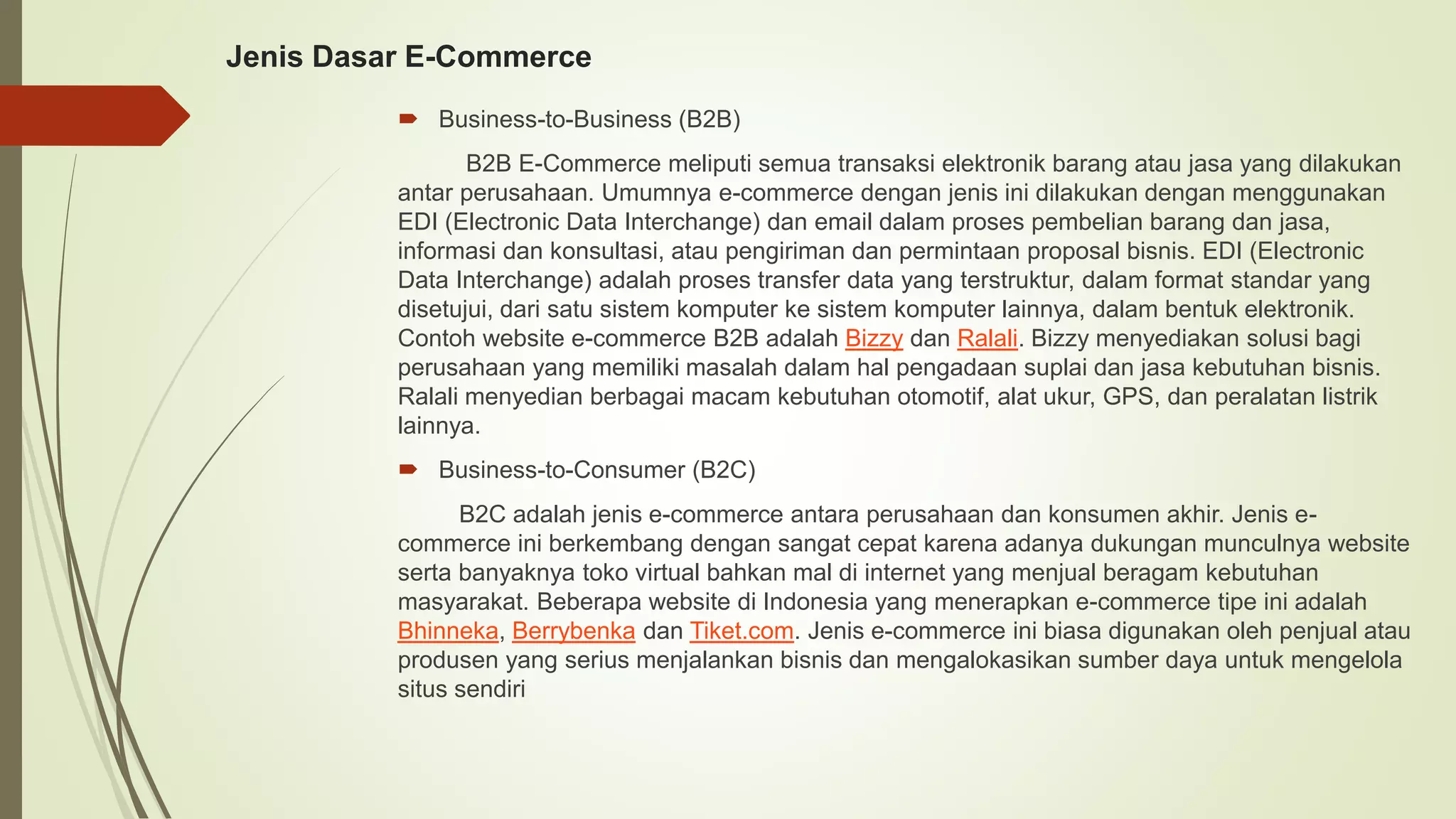 E bussiness dan e commerce | PPTX
