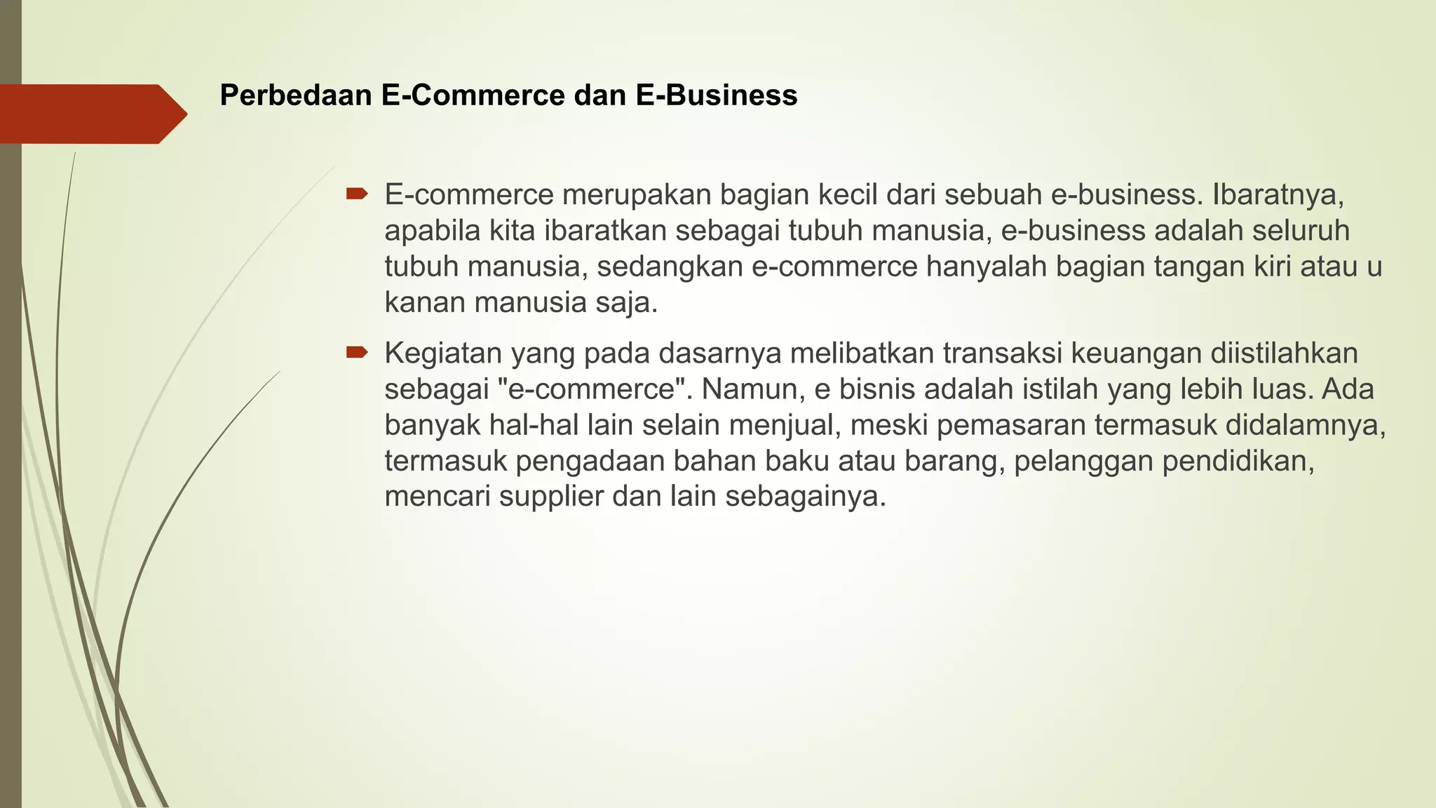 E bussiness dan e commerce | PPTX