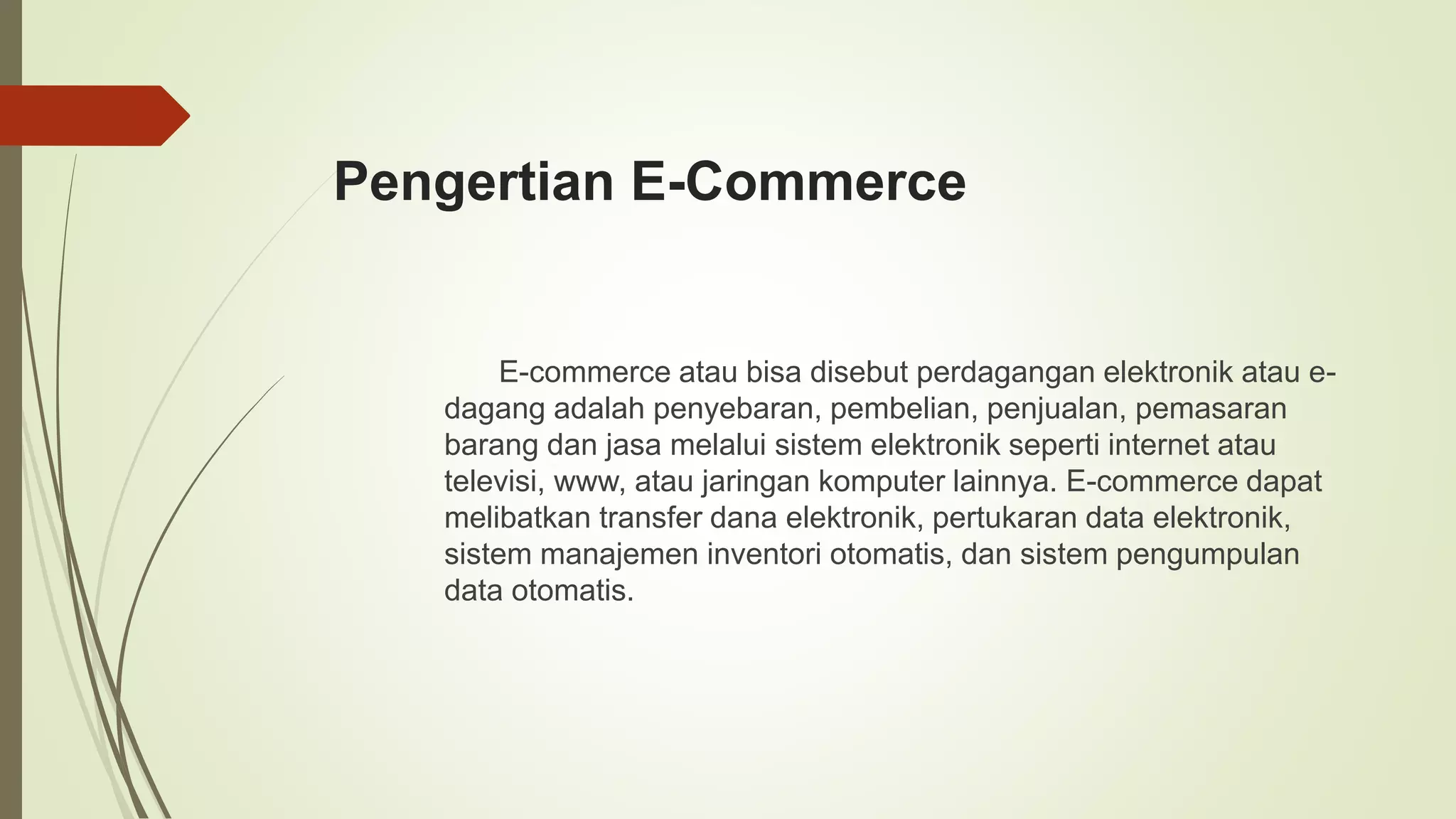 E bussiness dan e commerce | PPTX