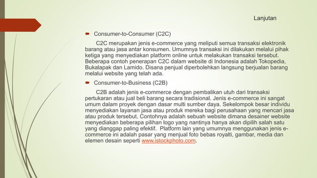 E bussiness dan e commerce | PPTX