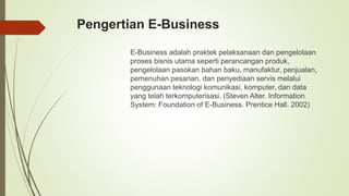E bussiness dan e commerce | PPTX