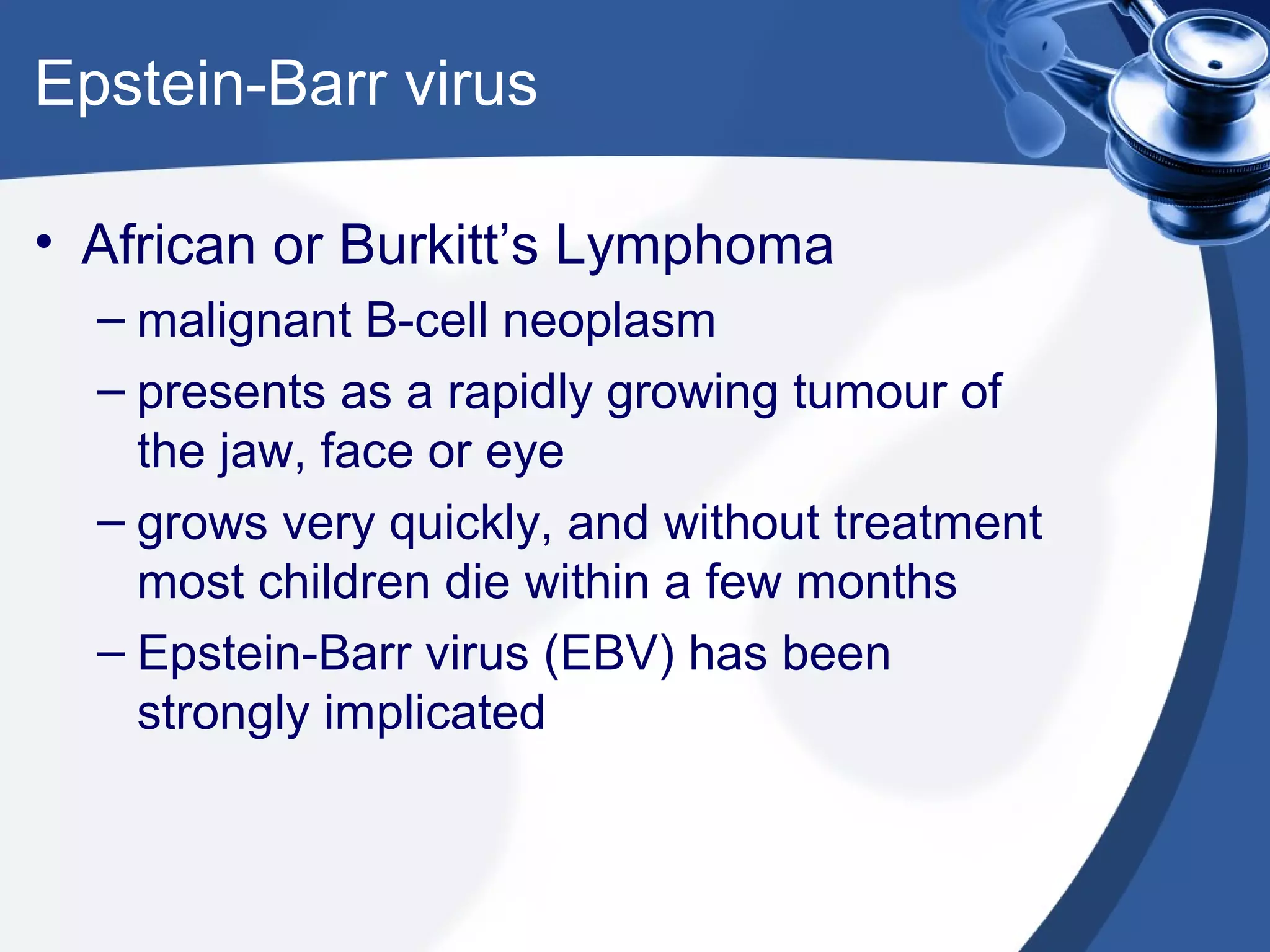 epstein-bar virus (EBV) | PPT