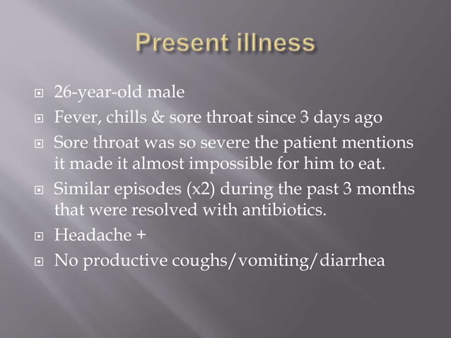 Case presentation- EBV | PPTX | Ear, Nose and Throat Conditions | Diseases and Conditions