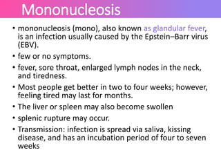 Epstein–Barr virus | PDF | Infectious Diseases | Diseases and Conditions