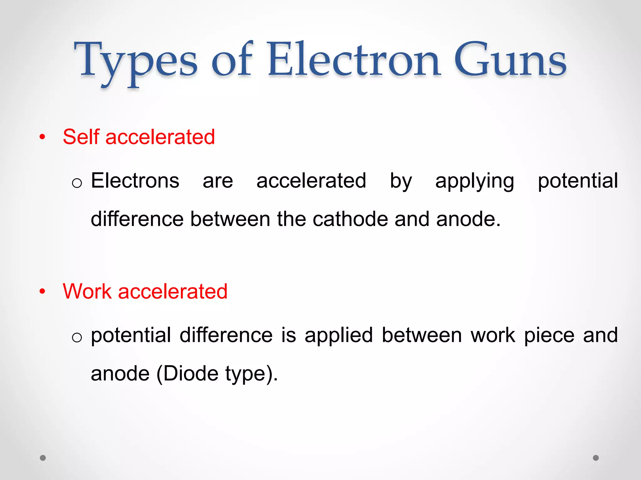 Electron Beam Welding (EBW) Basics | PPTX