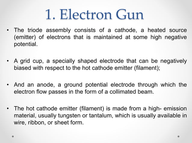 Electron Beam Welding (EBW) Basics | PPT