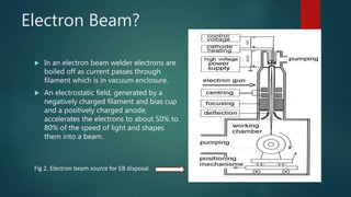 Electron Beam Welding | PPTX
