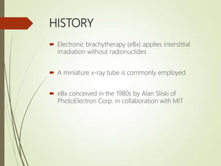 Electronic Brachytherapy | PPT