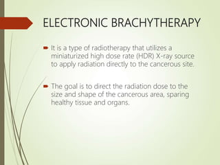 Electronic Brachytherapy | PPT