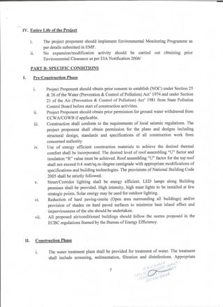 Environment Clearance Letter | PDF