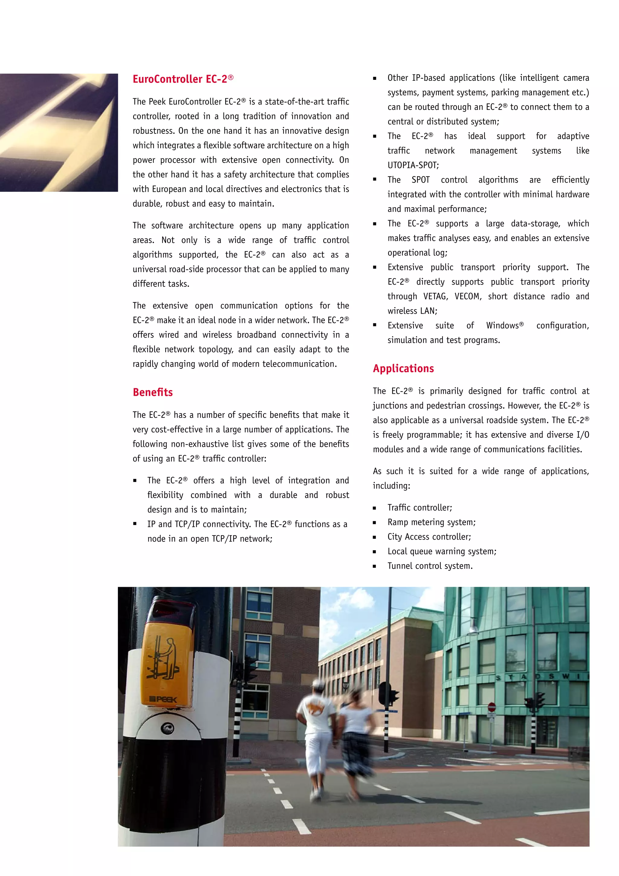 Ec 2 traffic signal controller brochure | PDF