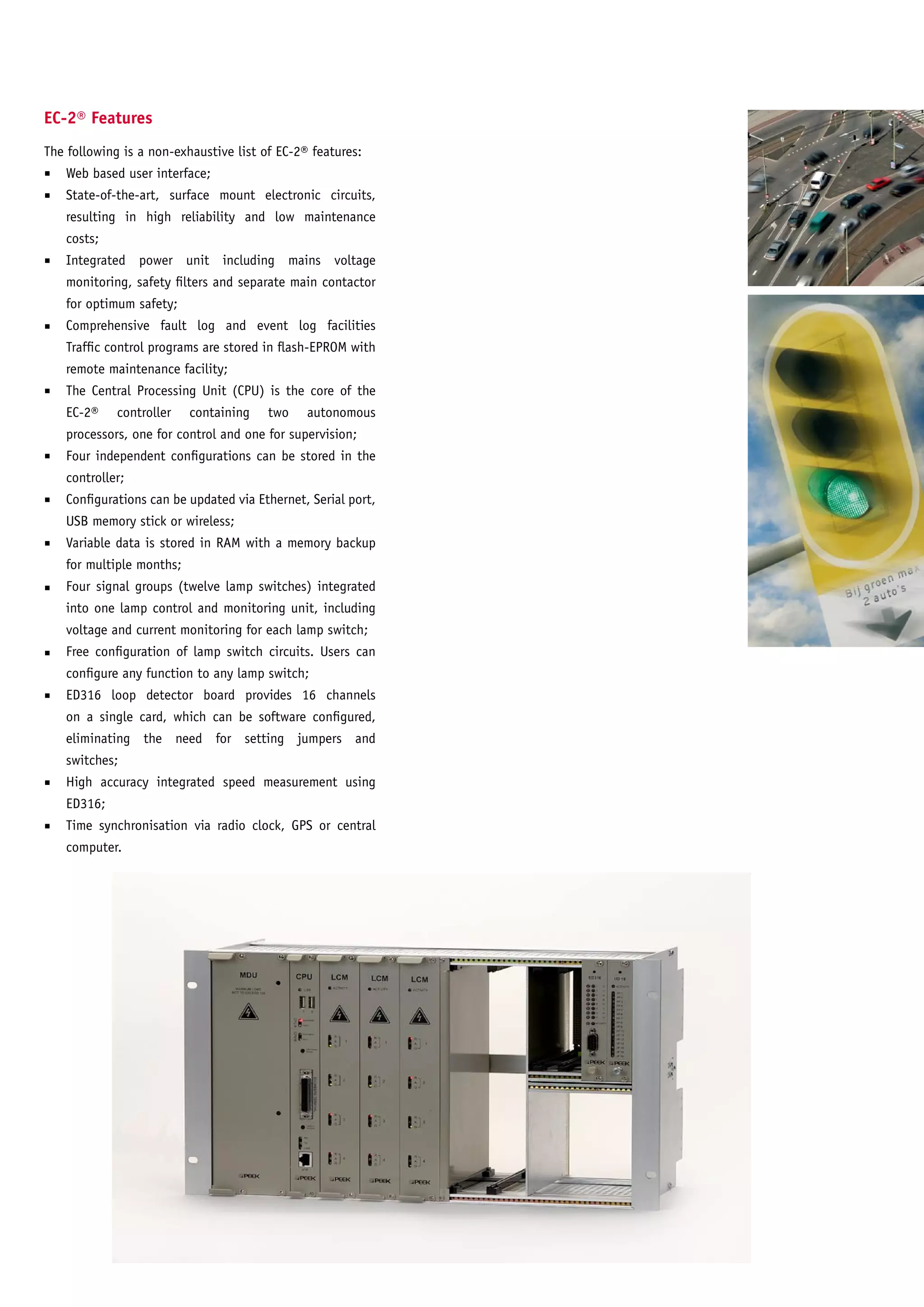 Ec 2 traffic signal controller brochure | PDF