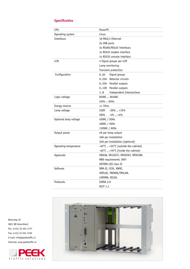 Ec 2 traffic signal controller brochure | PDF