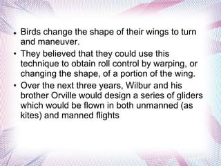 Invention of airplane(Wright Brothers) | PPTX