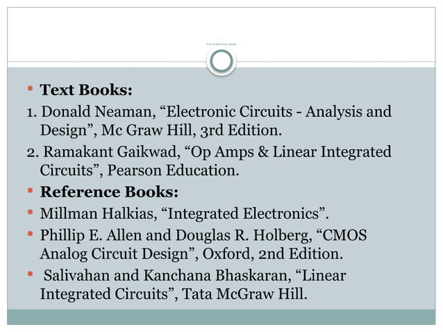Introduction to electronics circuit & designs | PPTX