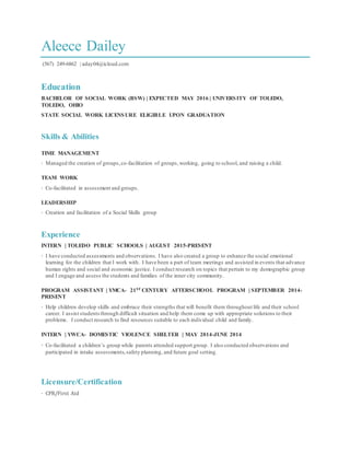 A D Professional Resume | PDF