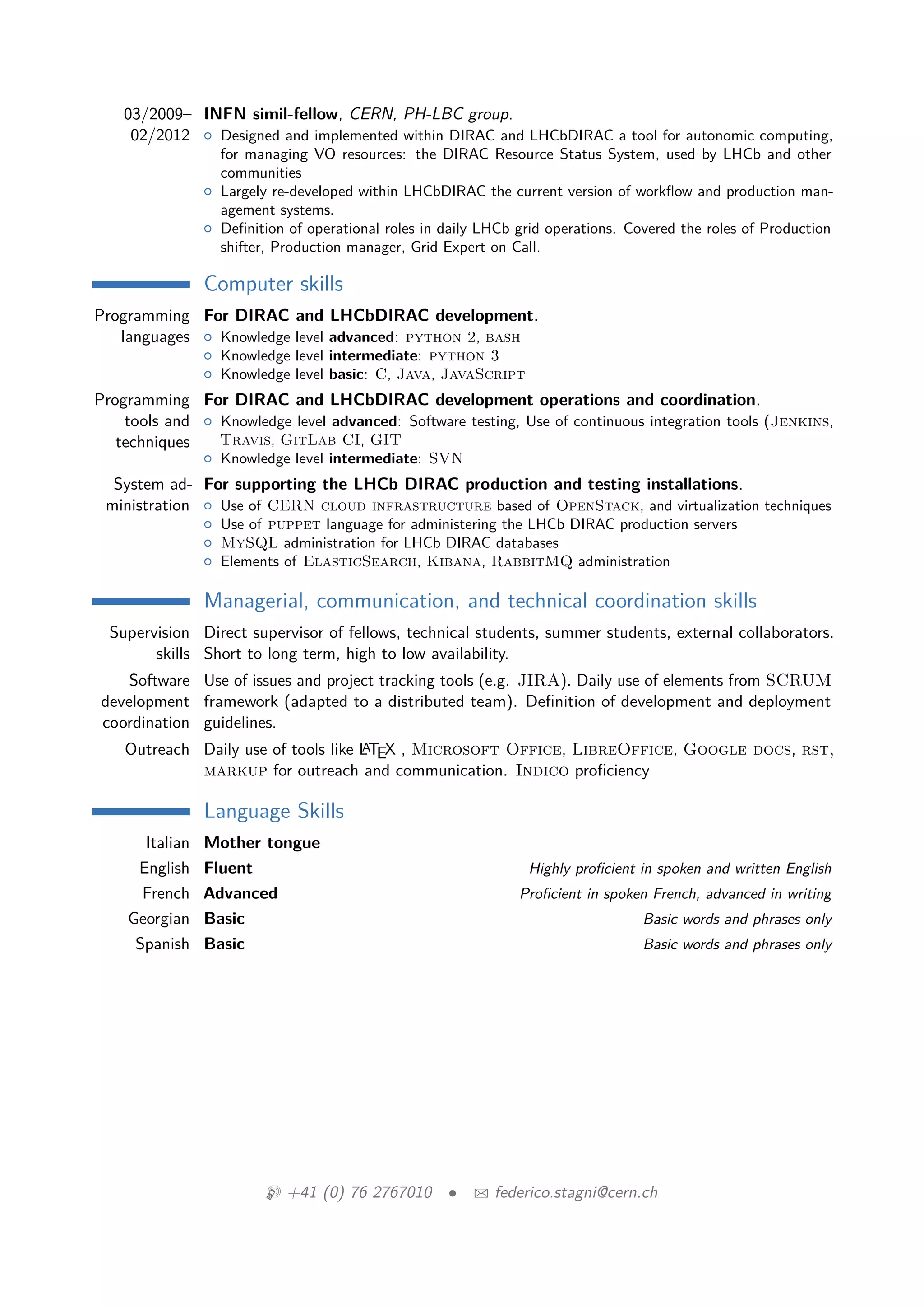 CV-short | PDF
