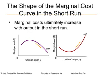 Short-Run Costs and Output Decisions | PPT