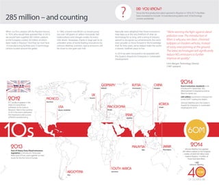 Johnson Matthey 40 Years of Cleaner Air | PDF