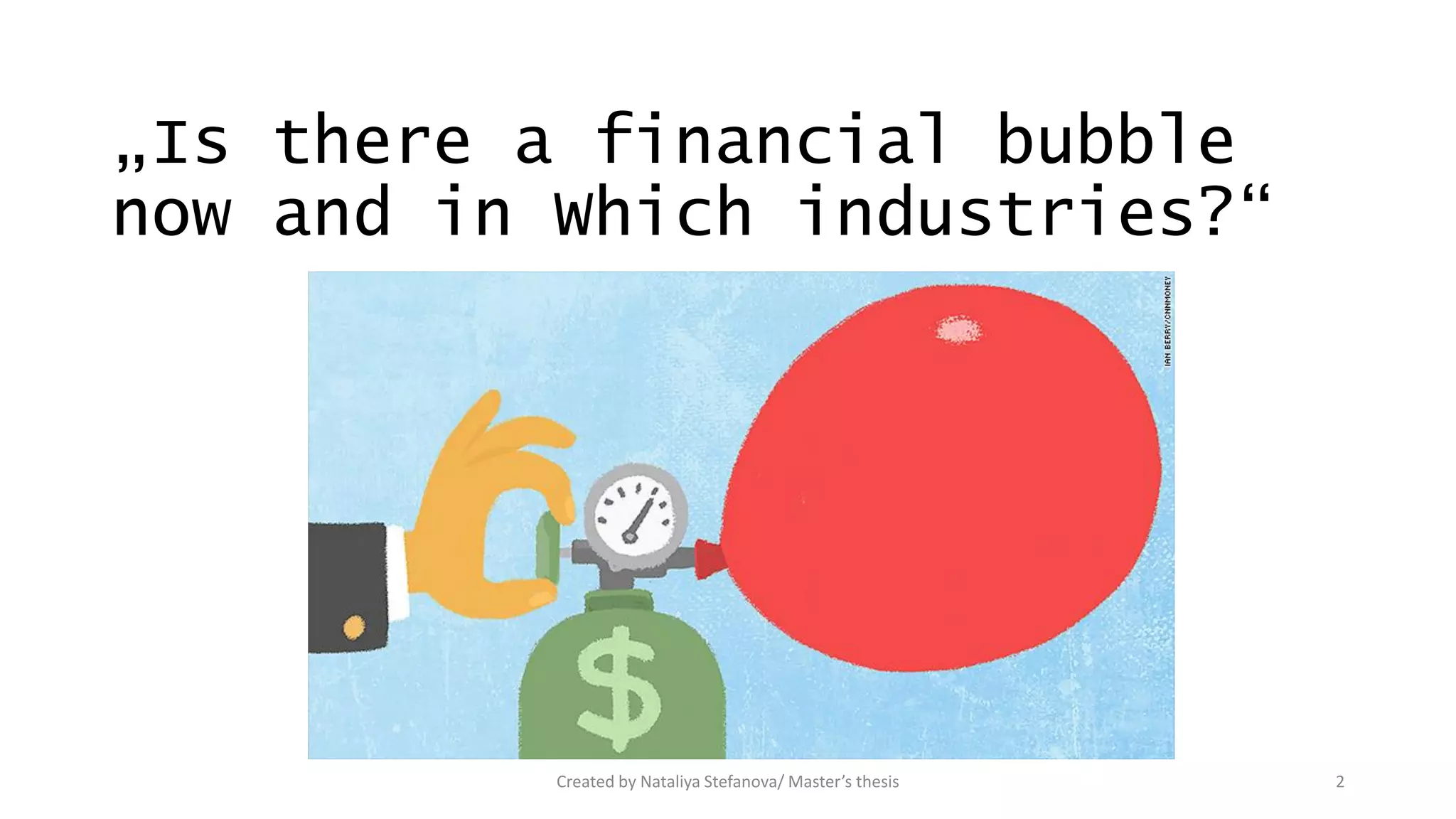 Speculative bubbles_Master Thesis | PPT