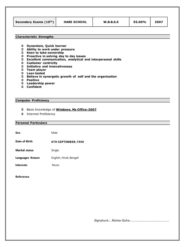 Rishav Guha - Curriculum Vitae | PDF