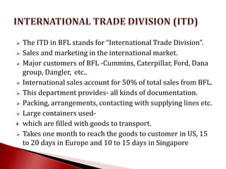 bfl training ppt | PPTX