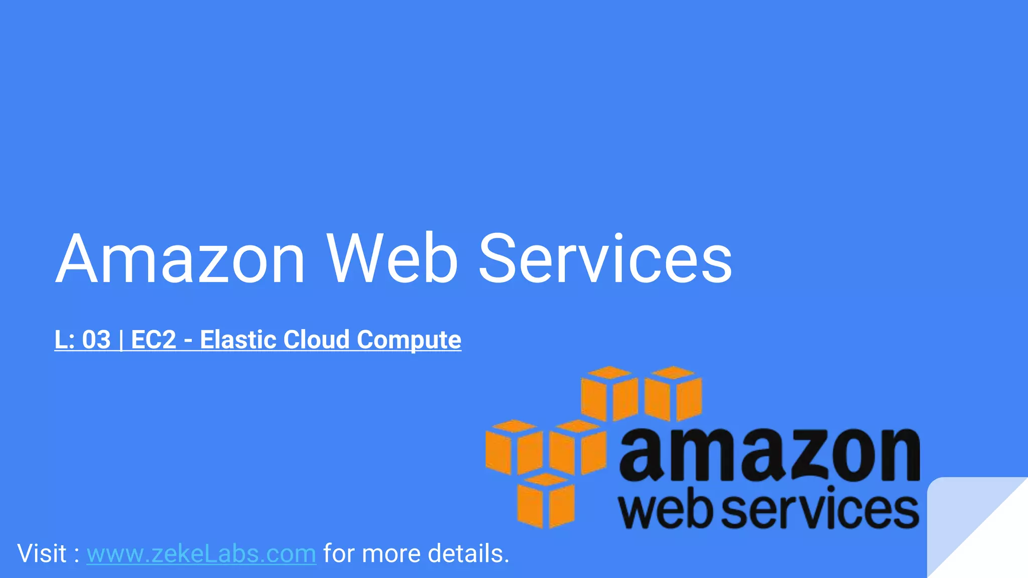 Aws Elastic Compute Cloud Ec2 Ppt