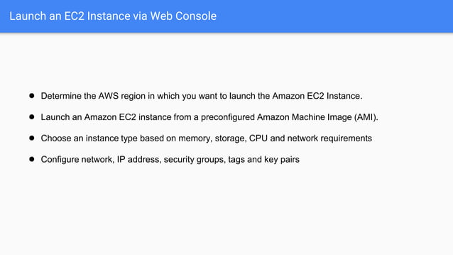AWS Elastic Compute Cloud (EC2) | PPTX | Cloud Computing | Internet