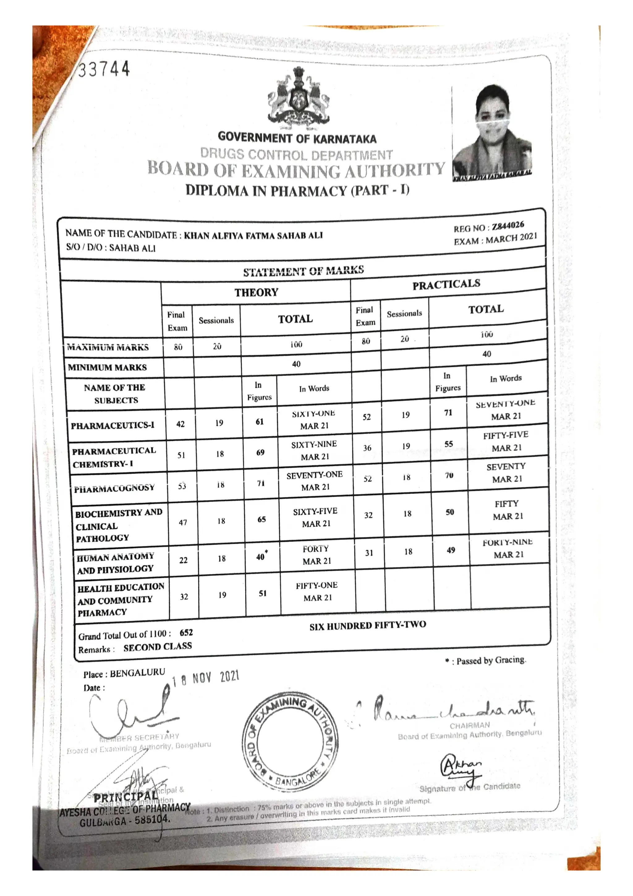 Application for pharmacy Equivalent Certificate | PDF