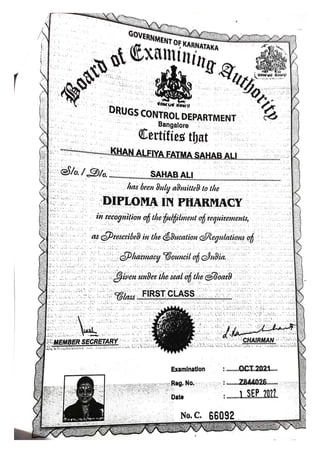 Application for pharmacy Equivalent Certificate | PDF