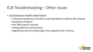 AWS EC2 and ELB troubleshooting | PPT