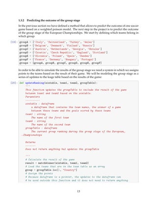 Predictions European Championships 2020 | PDF