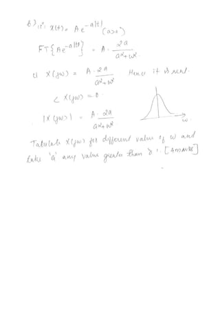 EC202 SIGNALS & SYSTEMS PREVIOUS ANSWER KEY | PDF