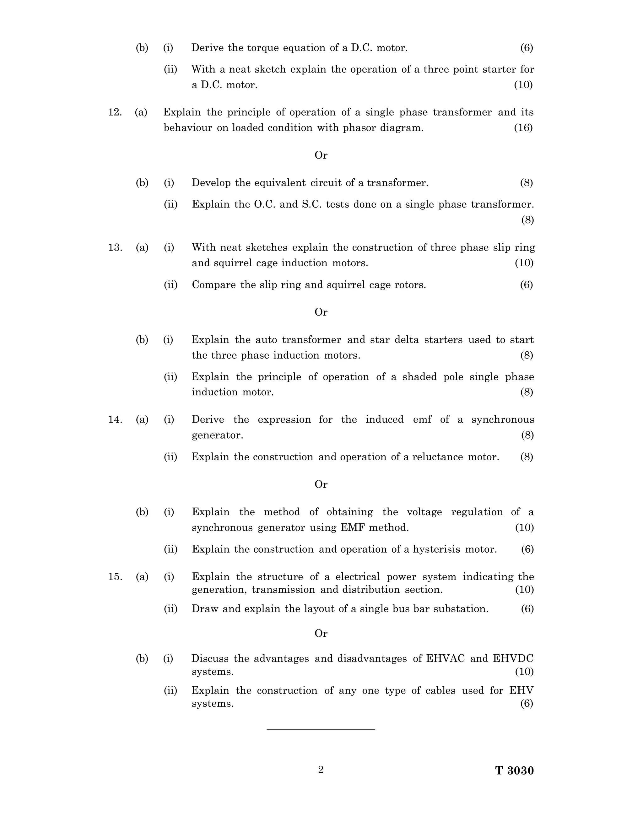 Ec 2201 Electrical Engineering Question Paper for Anna University Exams ...