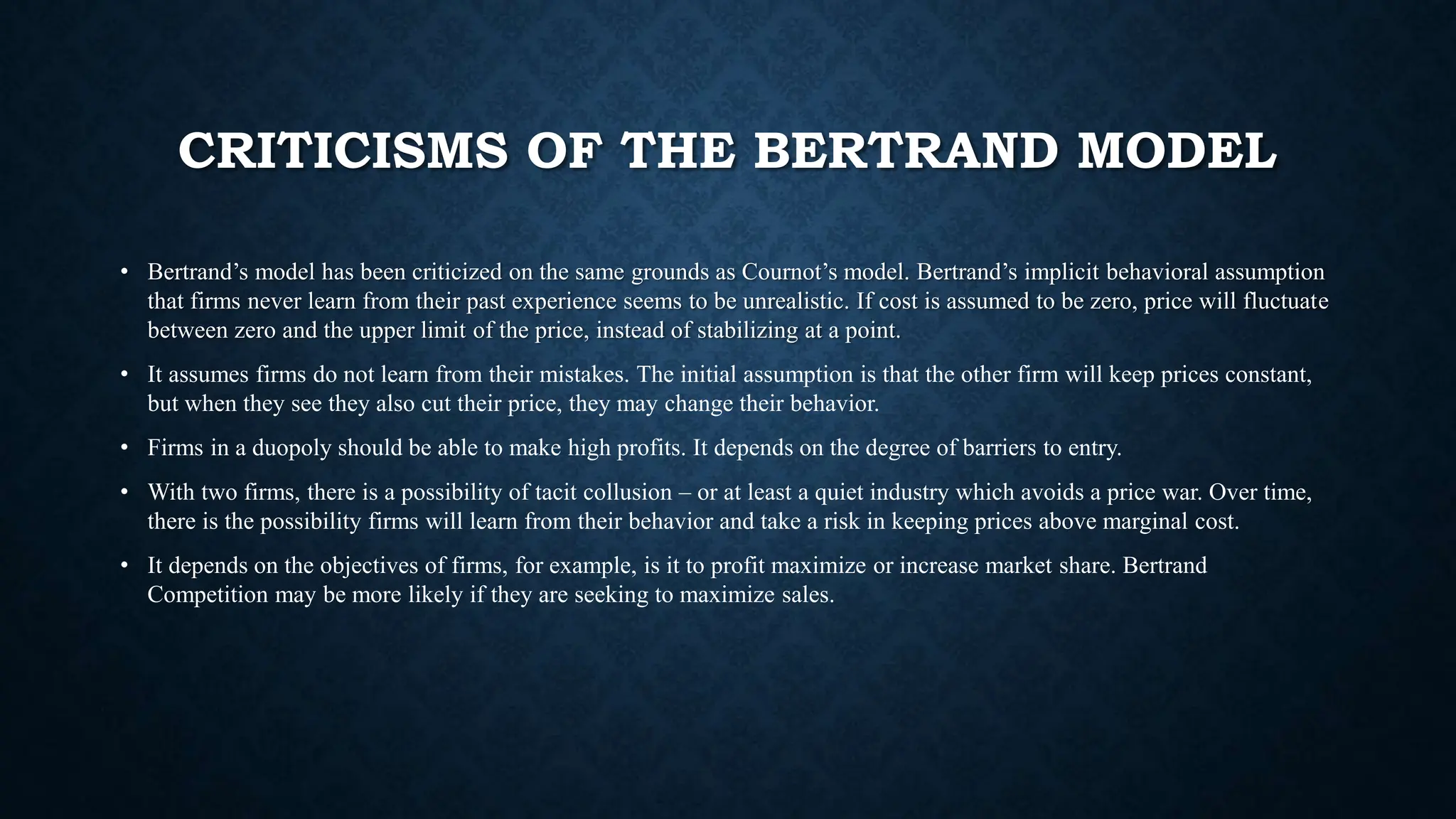 THE BERTRAND DUOPOLY MODEL IN MICROECONOMICS.pptx