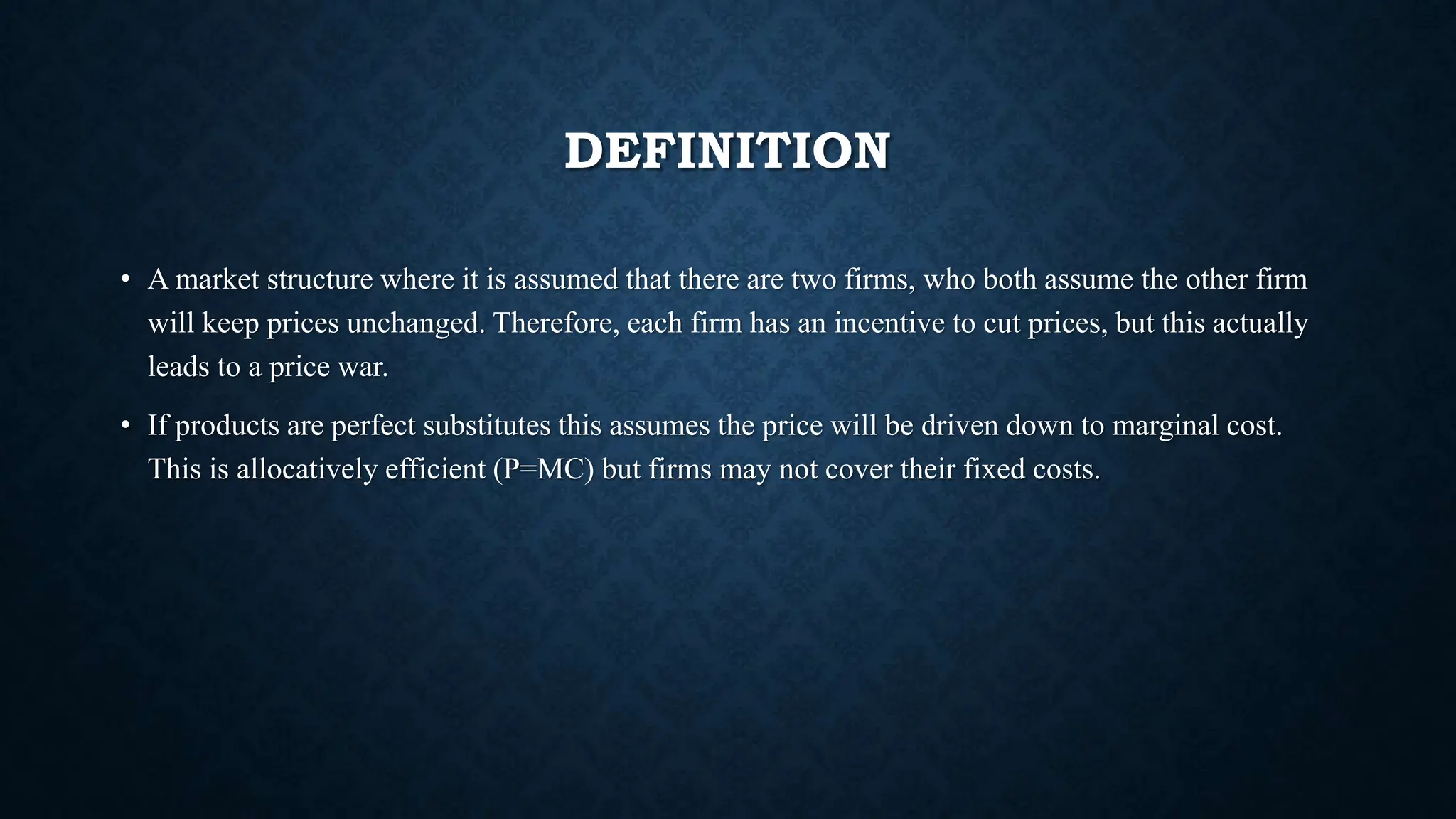 THE BERTRAND DUOPOLY MODEL IN MICROECONOMICS.pptx