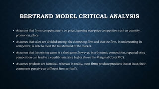 THE BERTRAND DUOPOLY MODEL IN MICROECONOMICS.pptx