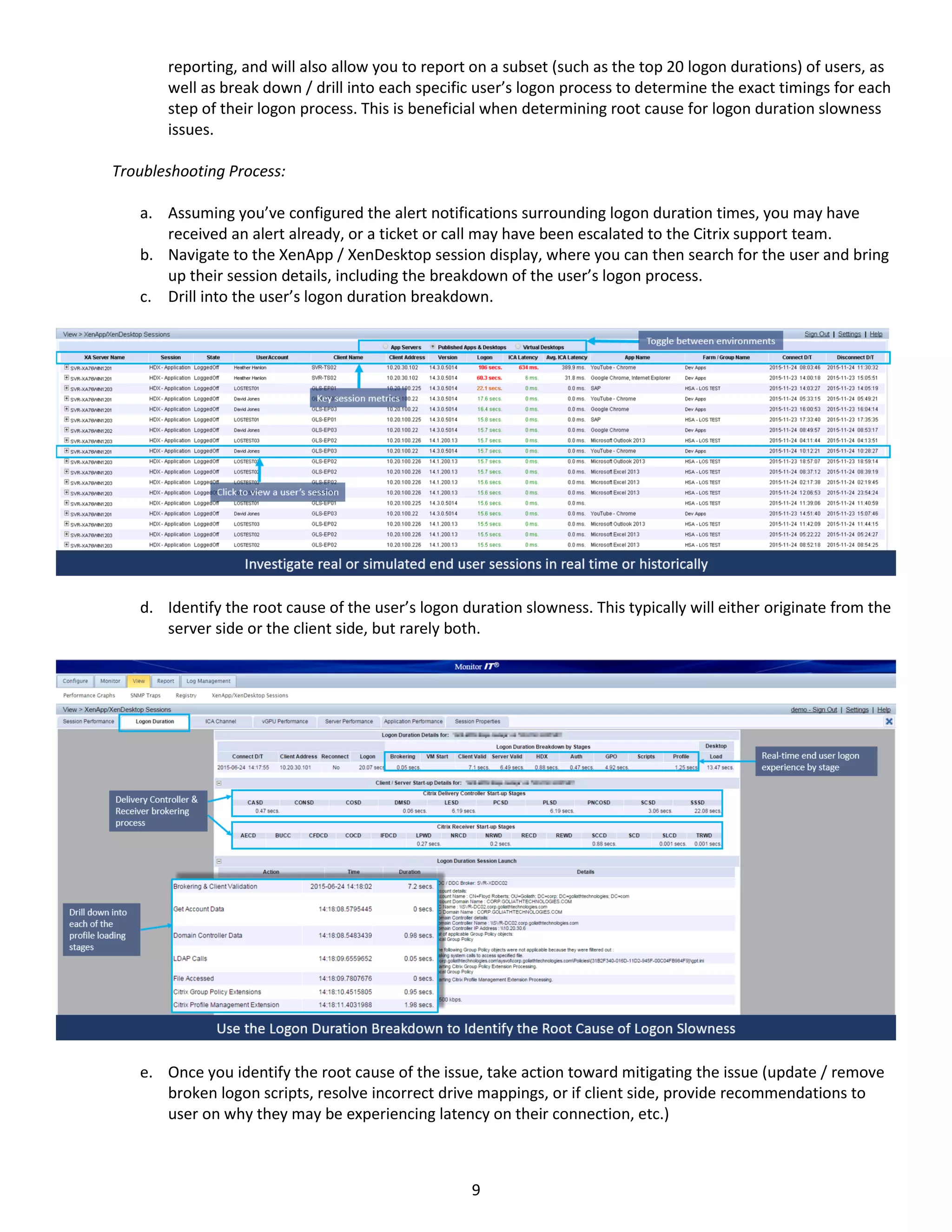 Complete Guide to the Citrix Logon Process | PDF