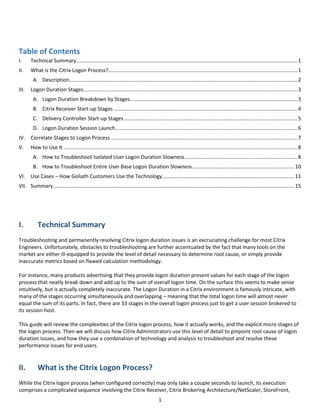 Complete Guide to the Citrix Logon Process | PDF