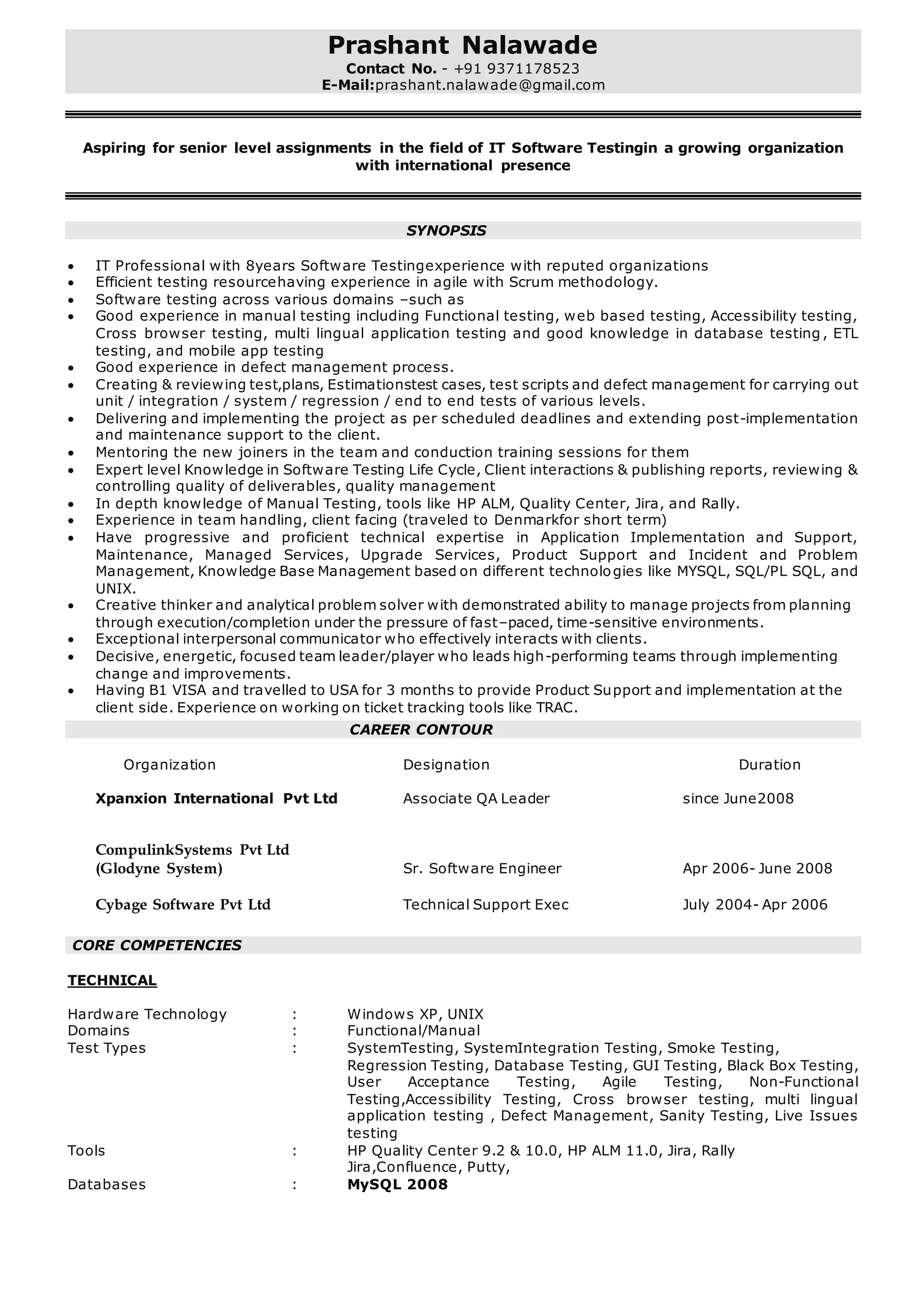 Resume_Prashant | PDF