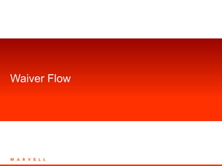 DesignRev and Waiver Flow | PPTX