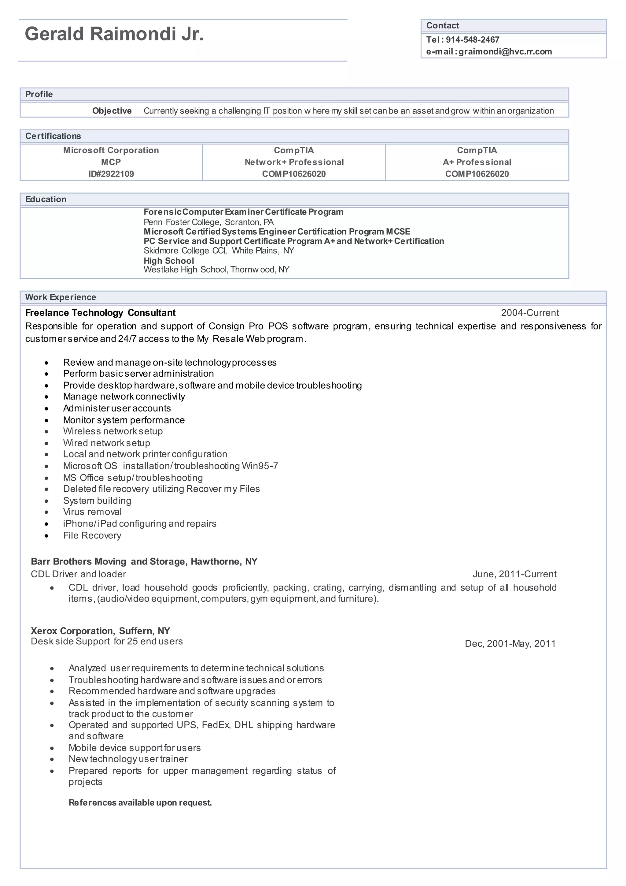 GJR Jr Resume | DOCX